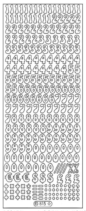 PC815 - Numbers | Paper Poppy