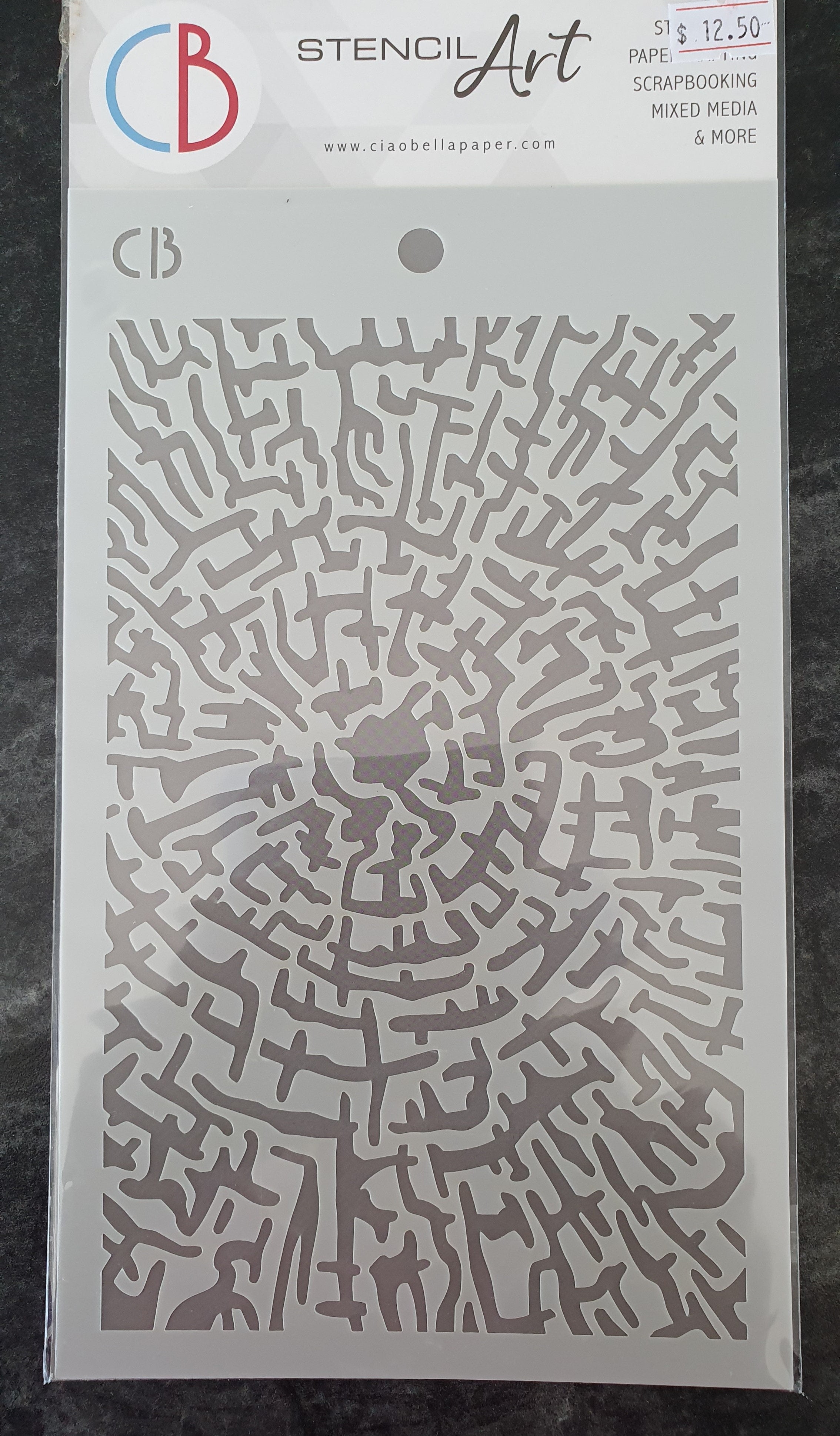 CB Stencil Art - Cross Section | Paper Poppy