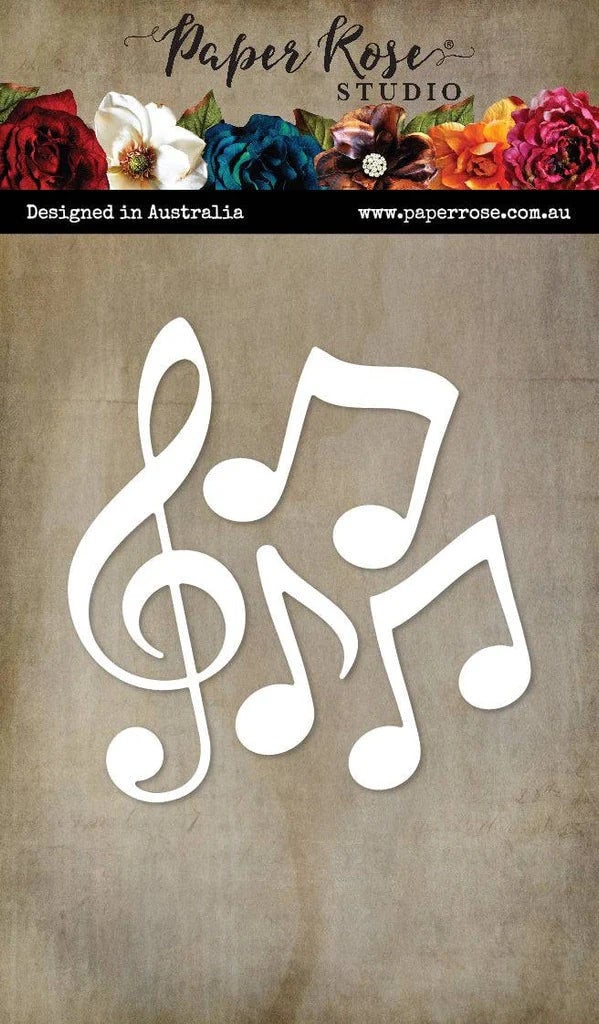 Large Music Notes Die | Paper Poppy