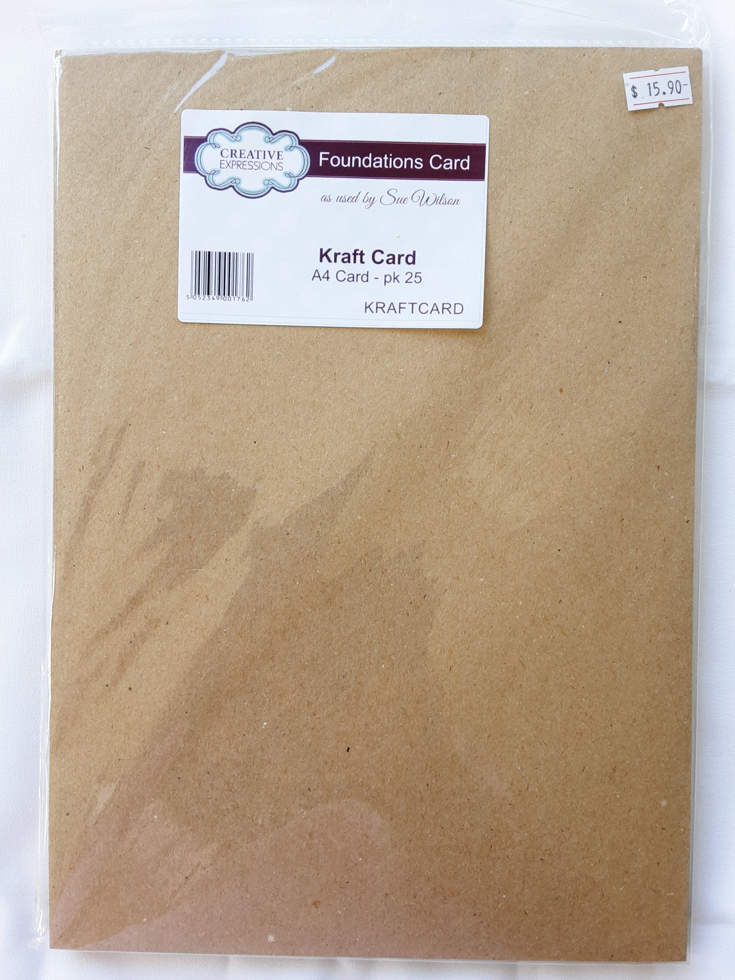 Creative Expressions Foundation Card - A4 Kraft Card | Paper Poppy