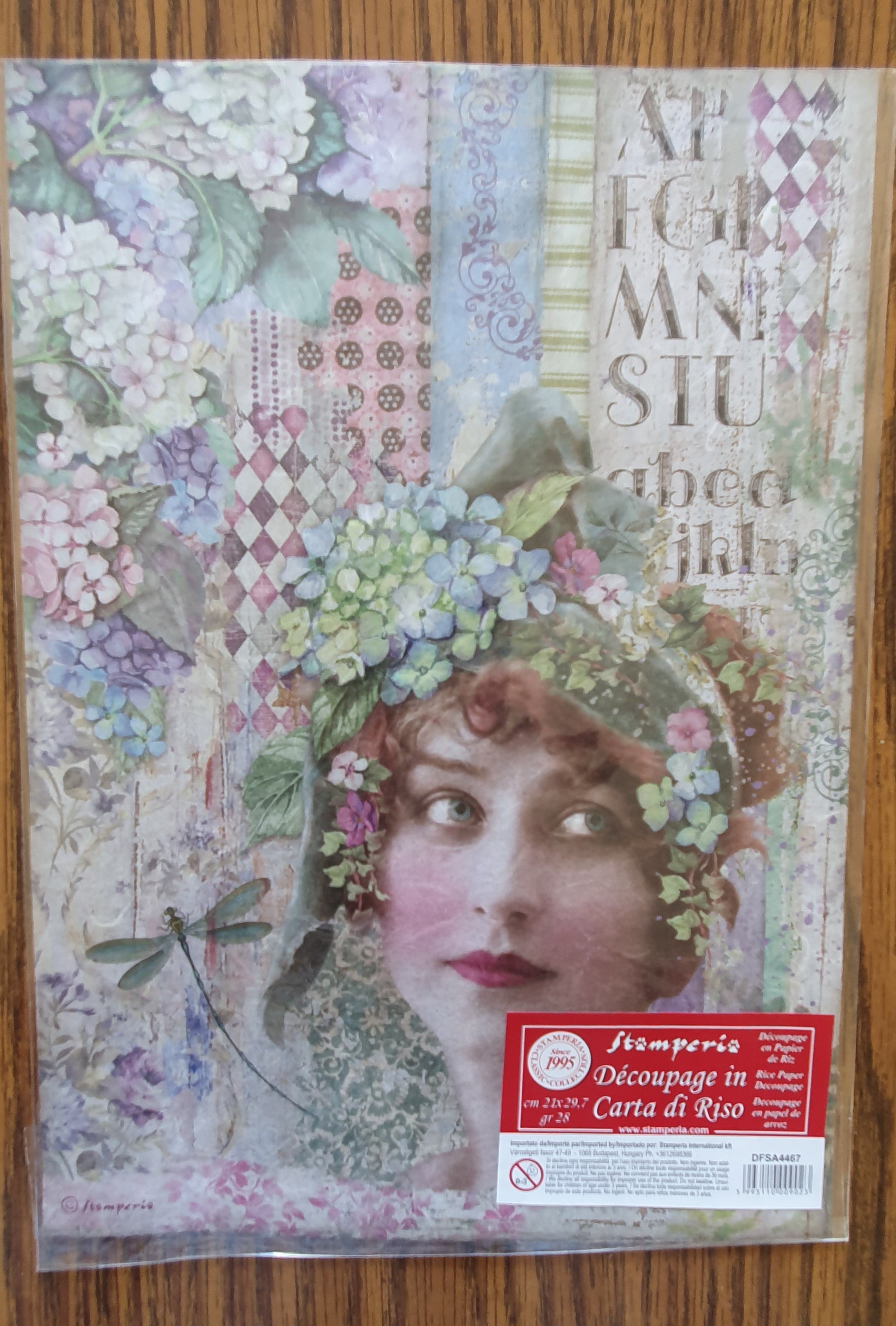 A4 Rice Paper - Hortensia | Paper Poppy