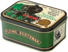 Flying Scotsman Small Rectangle Tin | Paper Poppy
